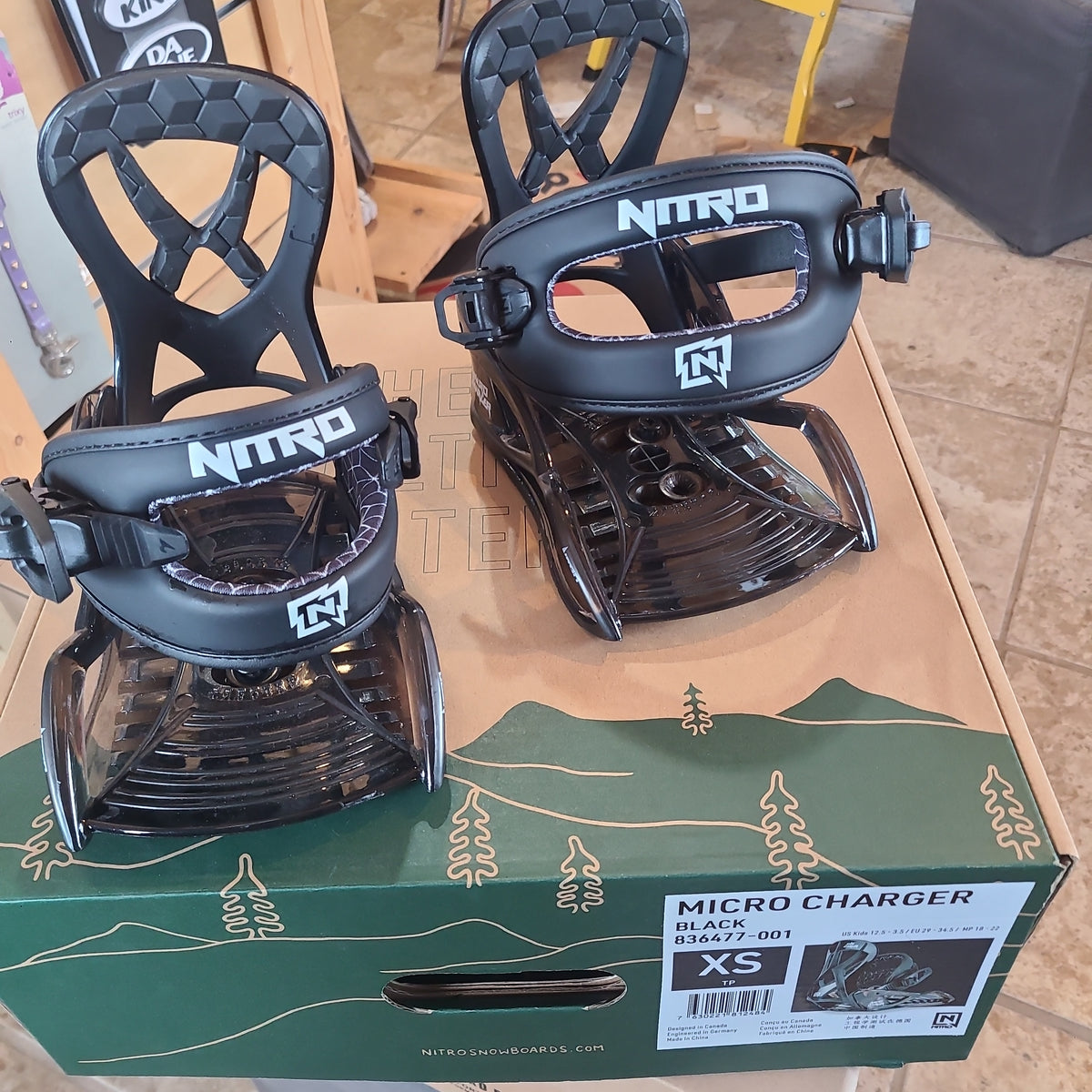 Nitro Micro Charger Snowboard Bindings | ExploreVI