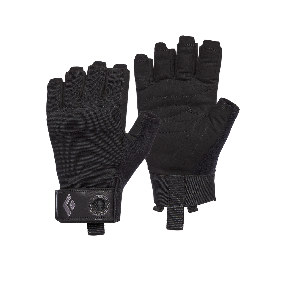 Black Diamond Crag Half Finger Climbing Gloves | ExploreVI